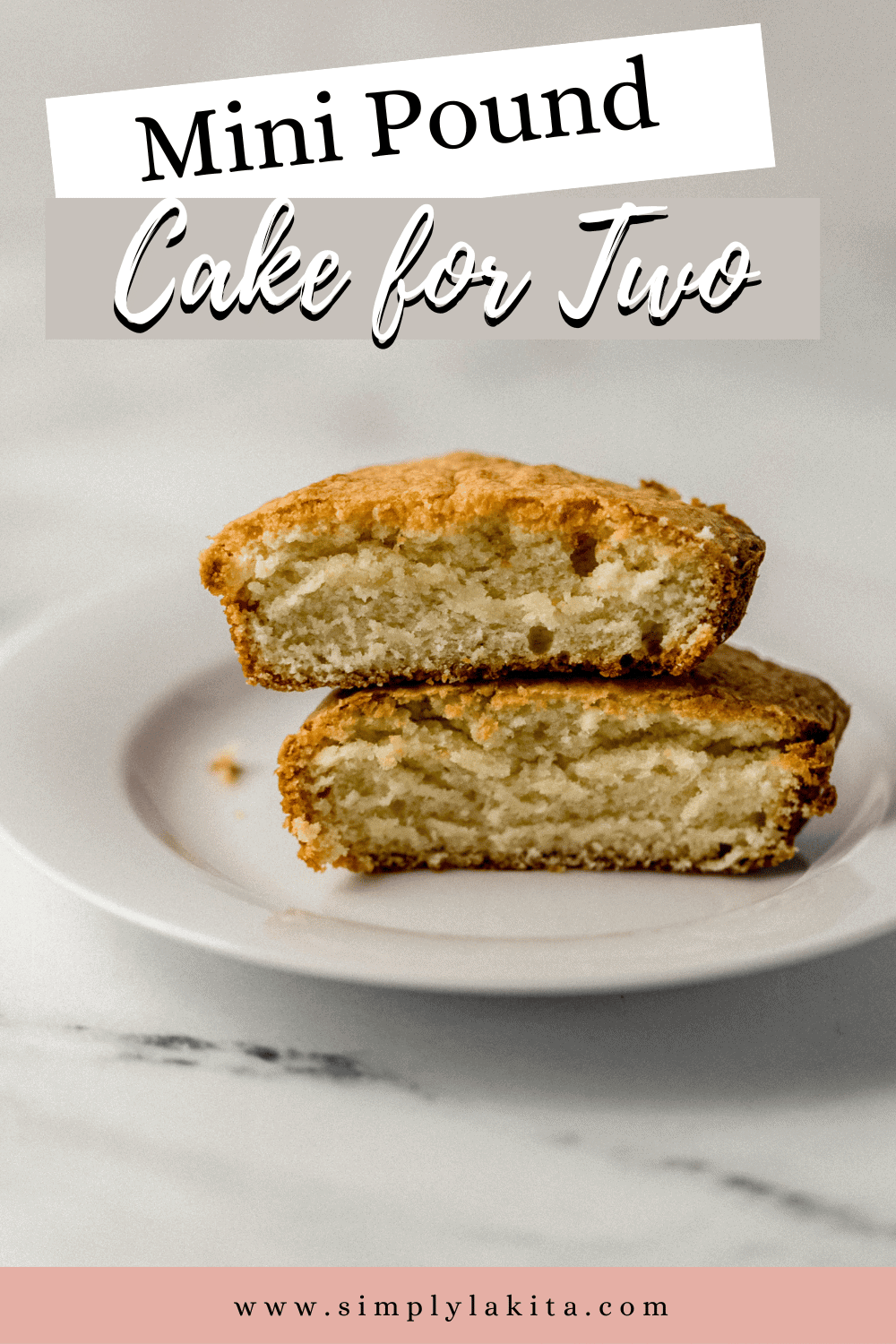 Mini Pound Cake for Two