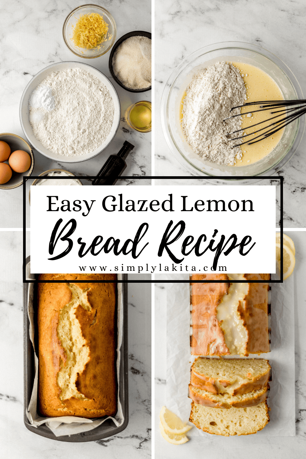 Easy Lemon Bread Recipe with Glaze Icing