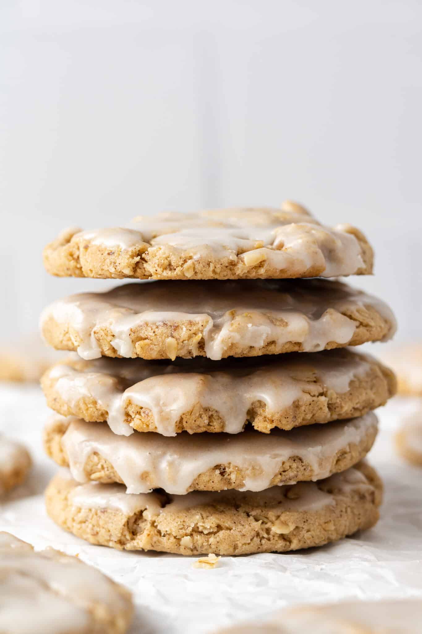 Iced Oatmeal Cookies