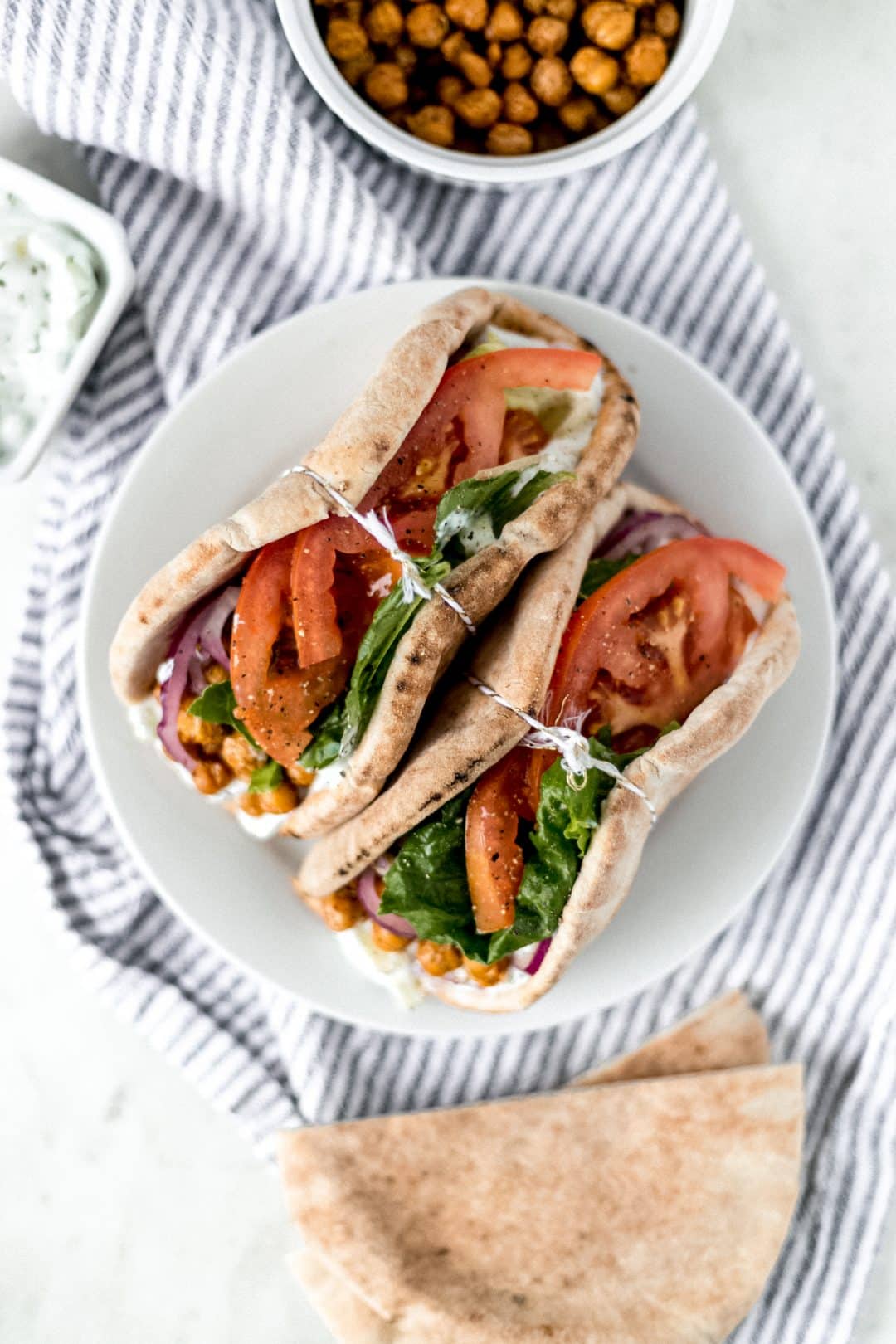 Spicy Chickpea Gyros Recipe - Simply LaKita