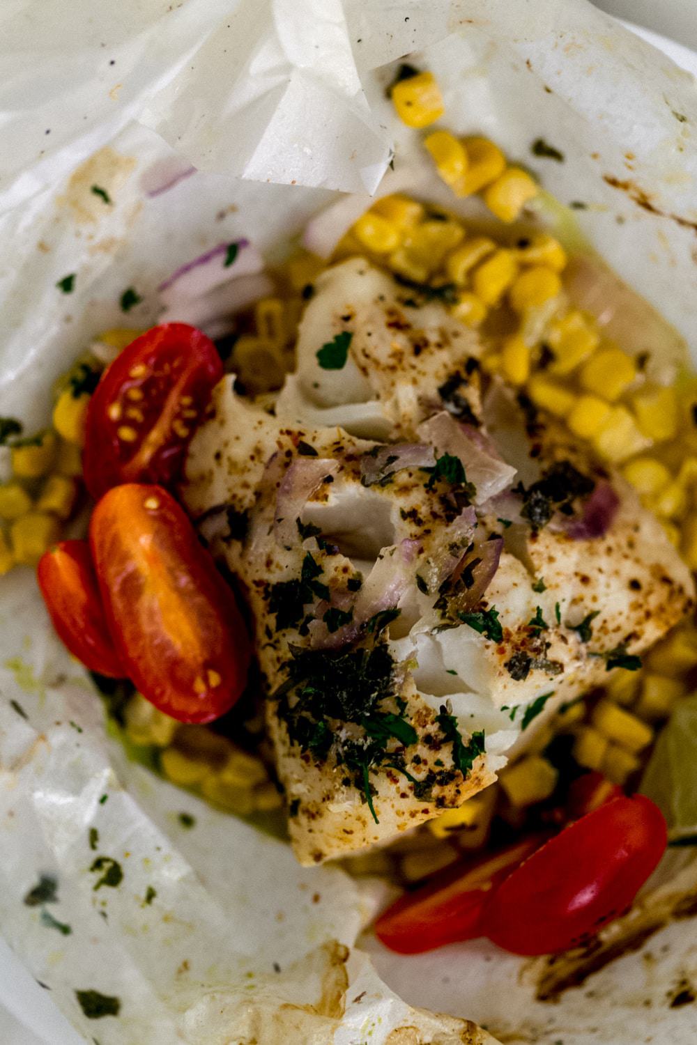 Cod en Papillote (Cod in Parchment)