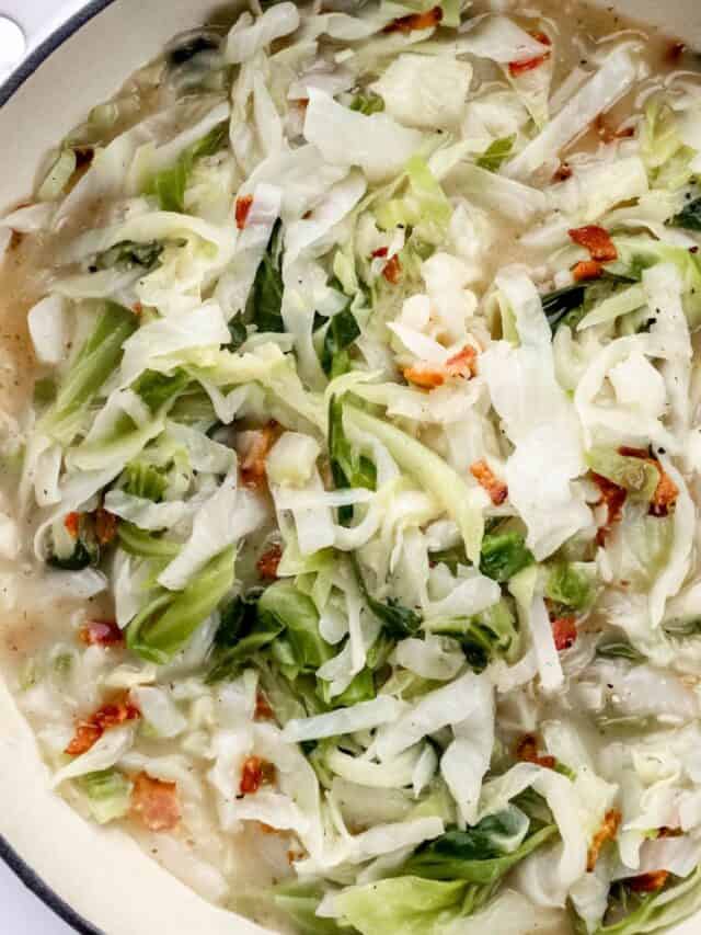 Southern Fried Cabbage with Bacon (Easy One-Skillet Side Dish)