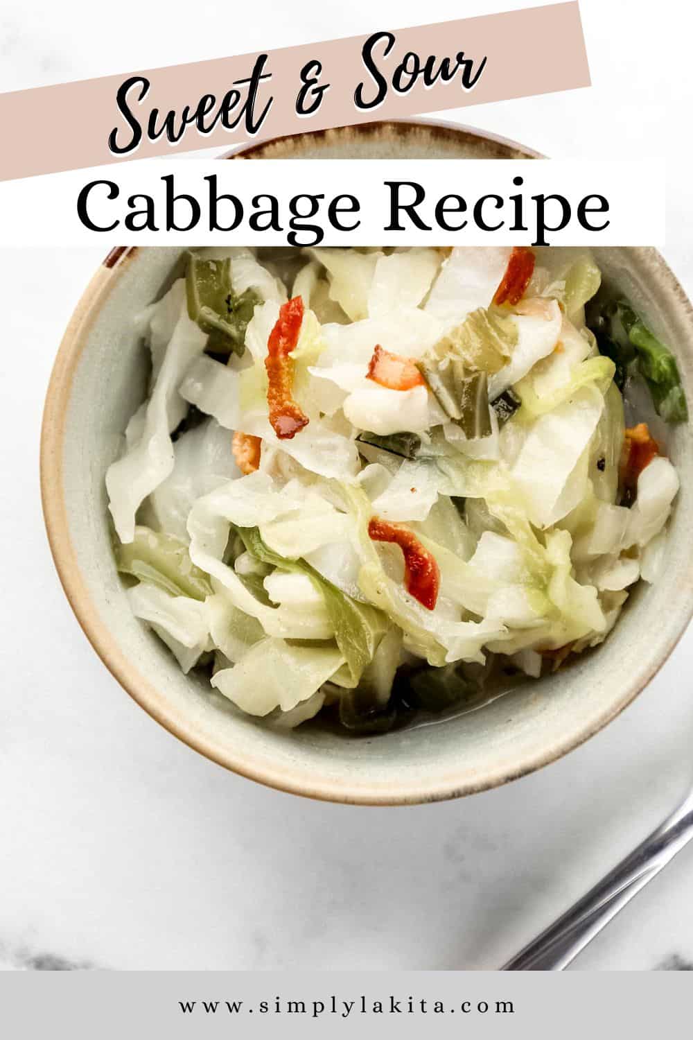 Southern Sweet and Sour Cabbage Recipe (with Bacon)