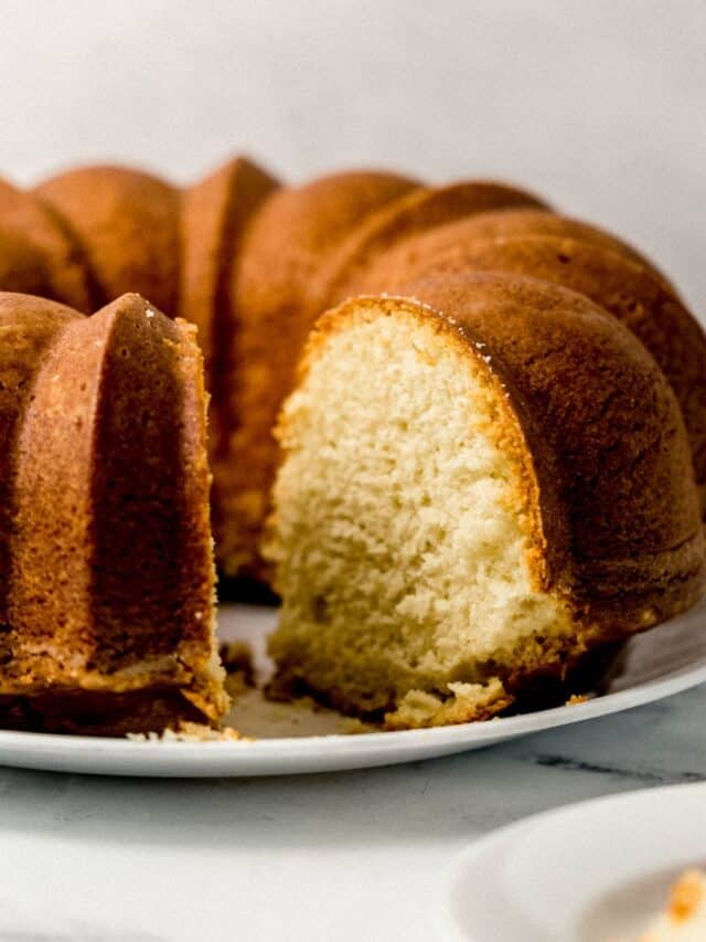 Mini Pound Cake for Two