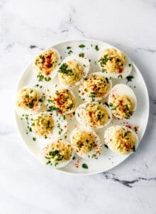 Easy Deviled Eggs with Miracle Whip