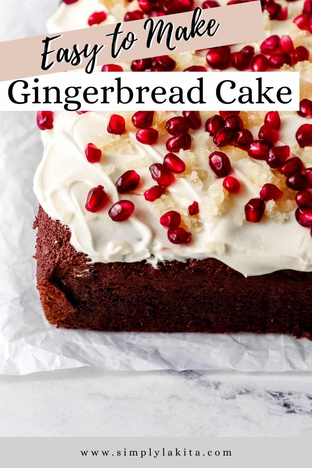 Easy Gingerbread Cake Recipe