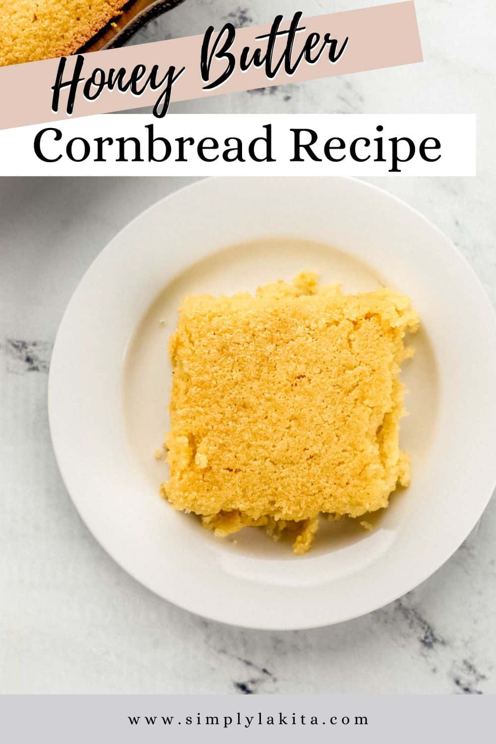 Honey Butter Cornbread Recipe (Sweet & Moist!)