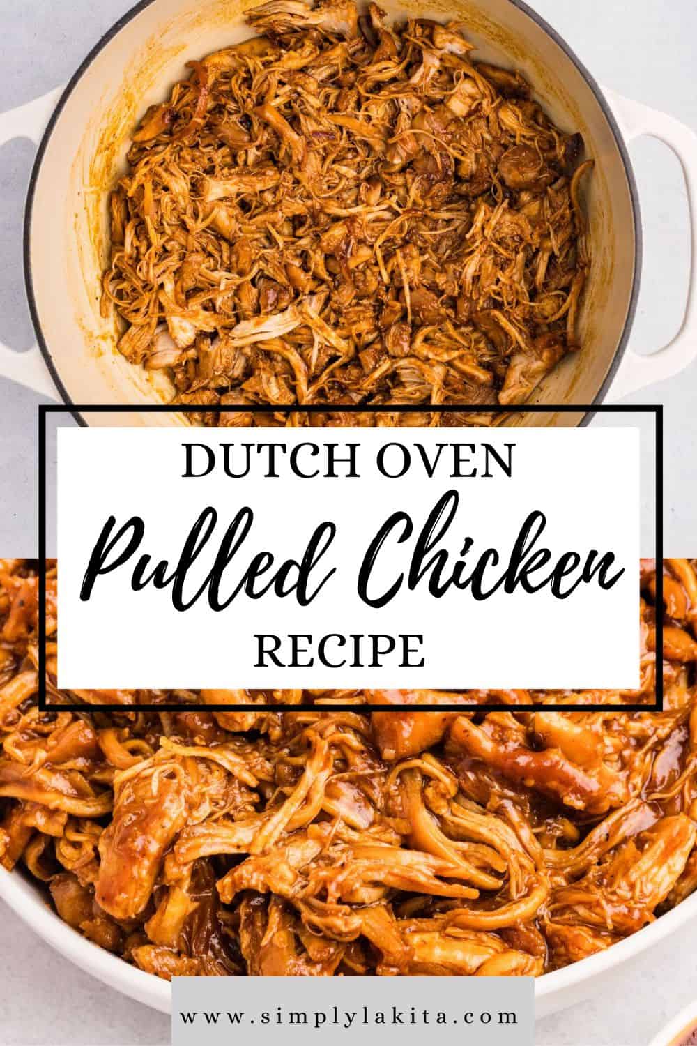 Easy Dutch Oven Pulled Chicken (Quick, Juicy & Flavorful)