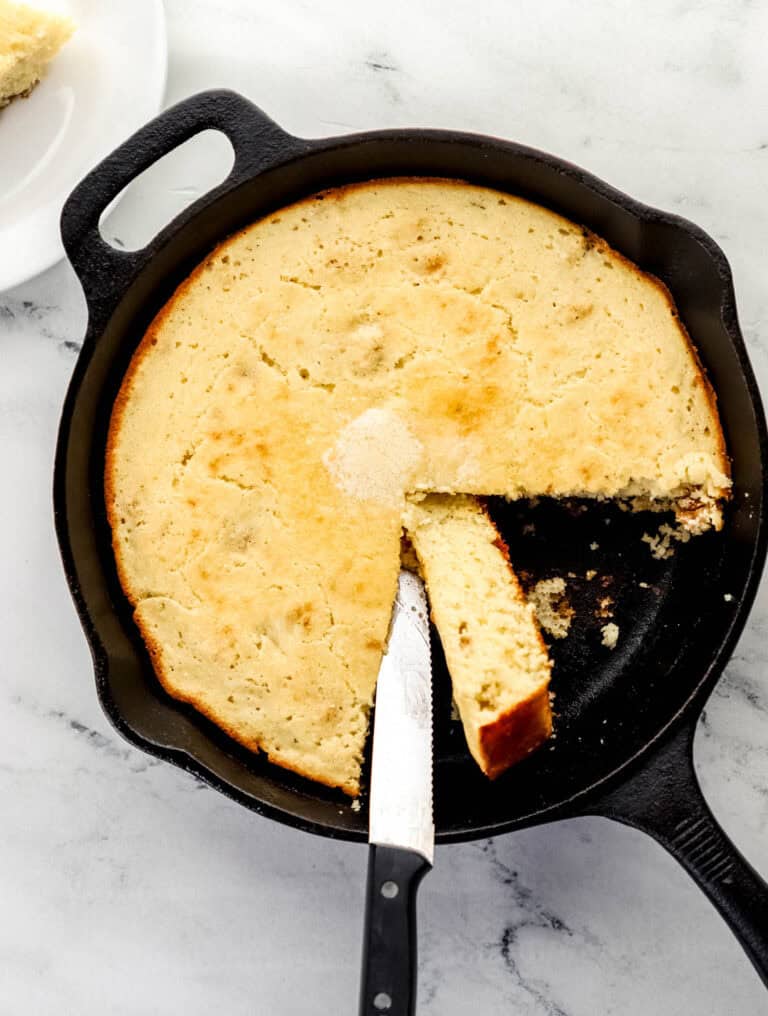 Southern Cracklin Cornbread (Cast Iron Recipe)
