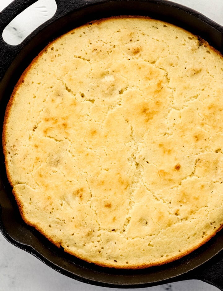 Southern Cracklin Cornbread (Cast Iron Recipe)