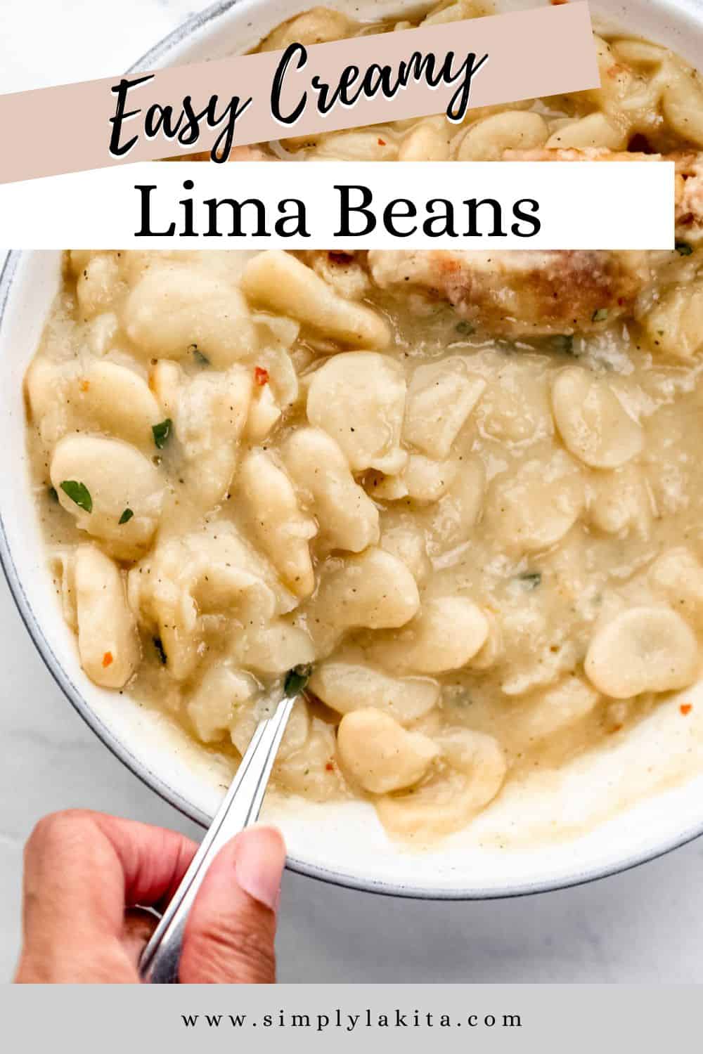 Southern Lima Beans with Smoked Turkey (Stovetop Recipe)