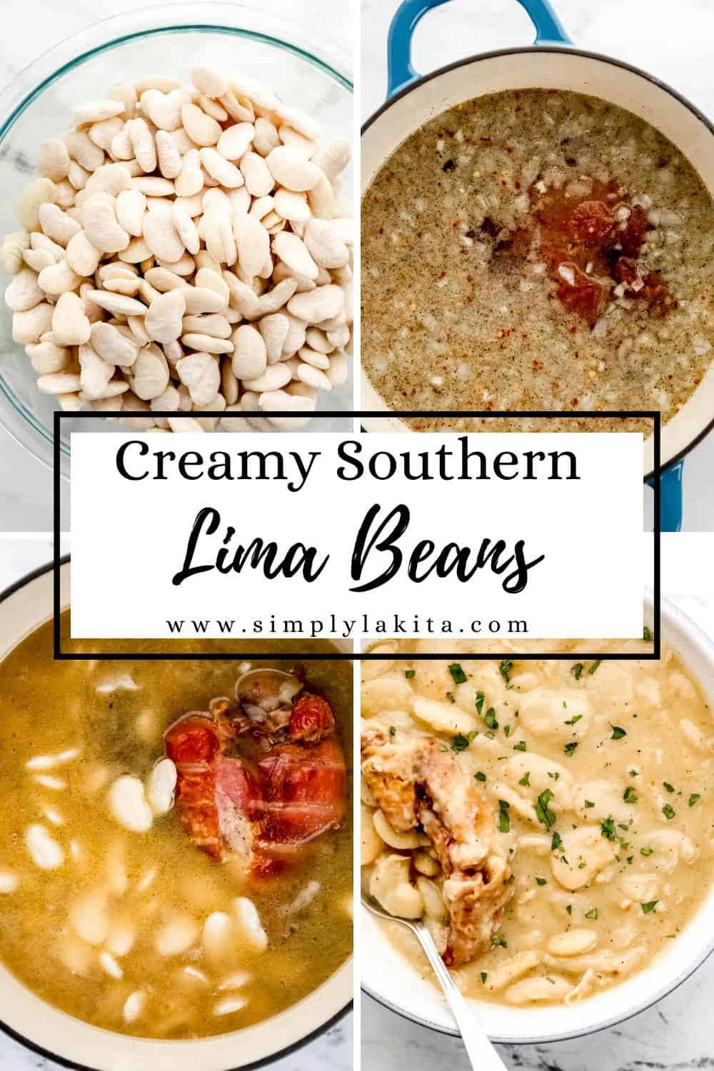 Southern Lima Beans with Smoked Turkey (Stovetop Recipe)