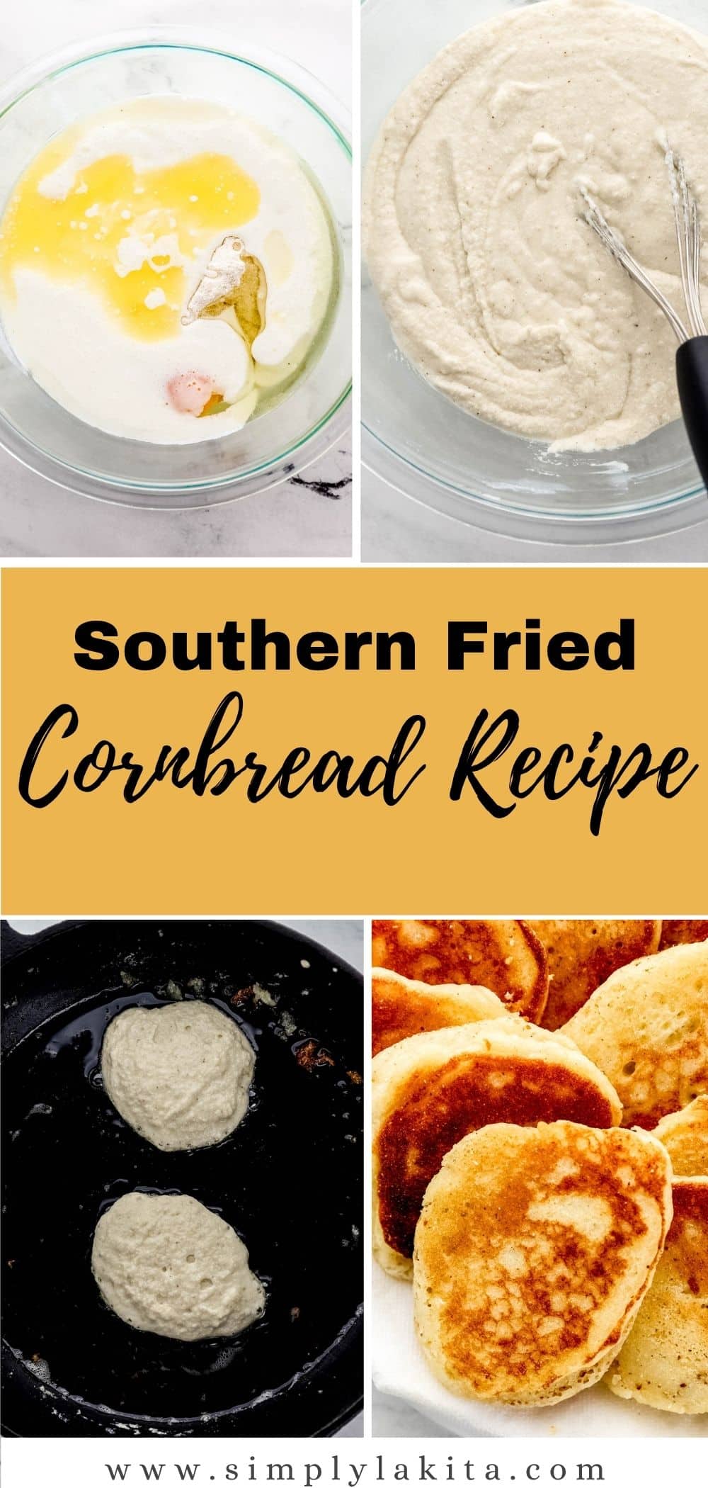 Hoe Cakes Recipe (Crispy Southern Fried Cornbread)