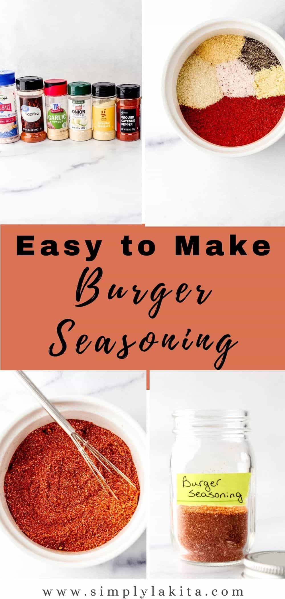 Burger Seasoning Recipe – Perfect Blend for Juicy Homemade Hamburgers
