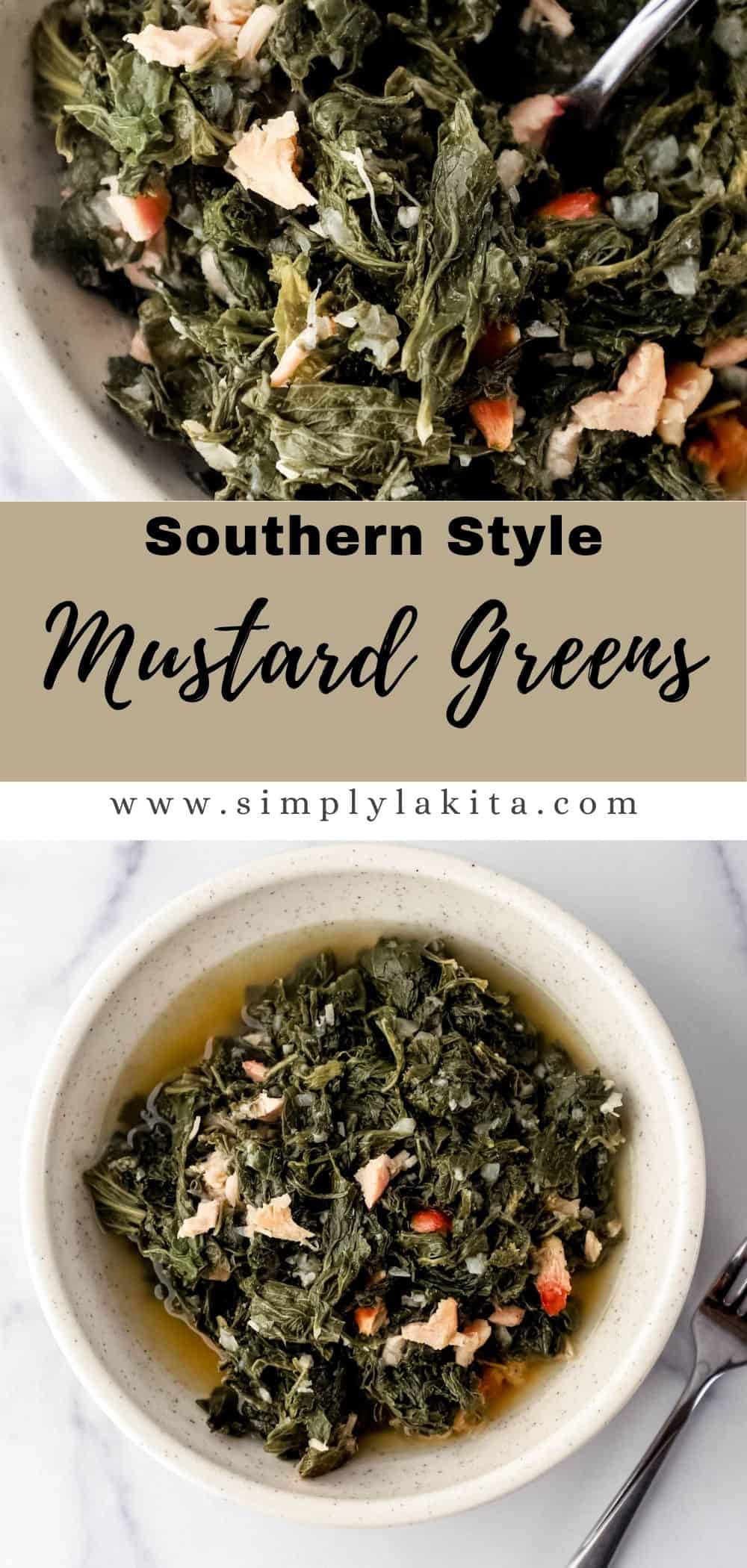 Southern Mustard Greens Recipe (Smoky & Tangy)