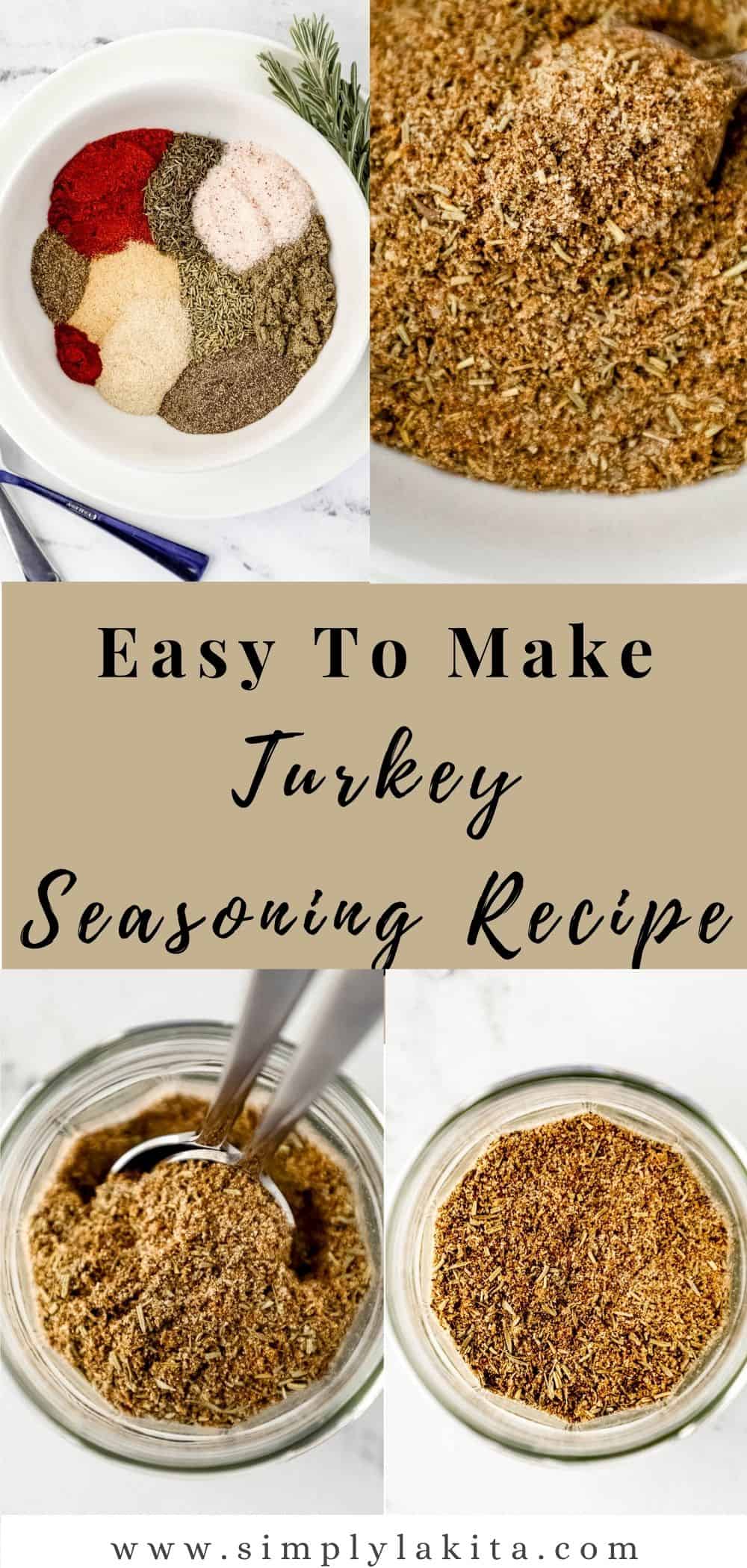 Southern Turkey Seasoning Recipe (Homemade Poultry Rub)